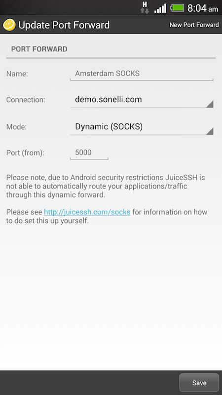 juicessh free ssh client for android