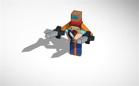 3d Design Totally Legit Steve Made By Jacob Tinkercad