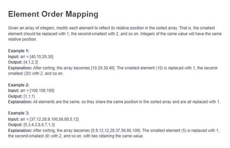 Solved Given An Array Of Integers Modify Each Element To Chegg