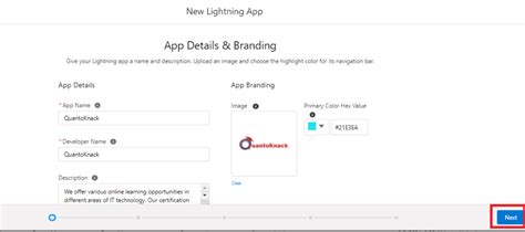 How To Create App In Salesforce Quantoknack Training