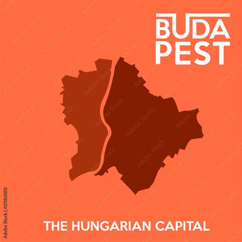 Budapest Map Vector Image Stock Vector Adobe Stock