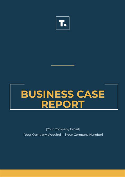 Free Business Case Report Template Edit Online And Download