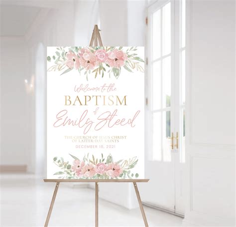 Free Lds Baptism Program Template Artofit