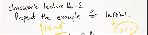 Solved Ex Graph Of F Z Z2 For Points On Re Z 1 Z 1 Yi Chegg Com