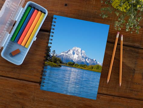Spiral Notebook Mount Moran And The Snake River Moment Of