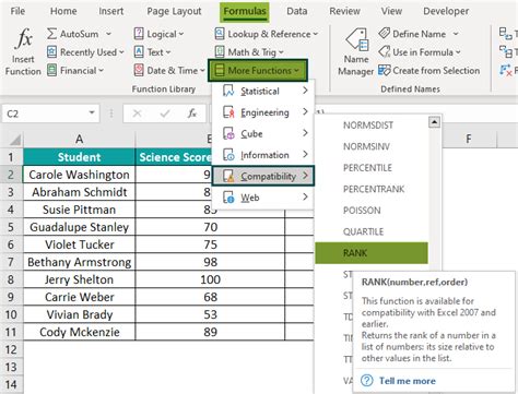 Rank Function In Excel Formula Examples How To Use