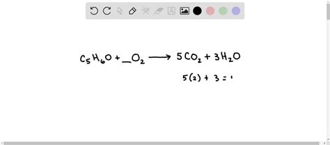 Solved What Is The Stoichiometric Coefficient For Oxygen When The Following Equation Is