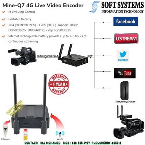 Mine Media Q7 4g Live Streaming Hdmi Video Encoder At ₹ 40000