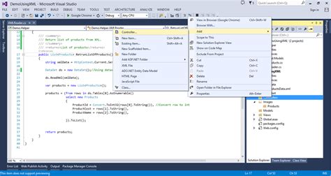 Read Data From XML In ASP Net MVC