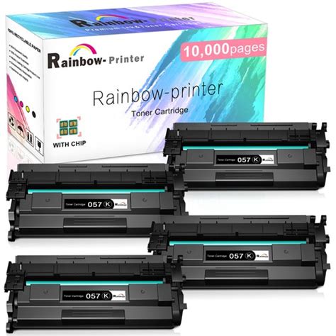 4x 057 Toner For Canon 057 Imageclass Mf445 Mf448dw Lbp227dw Mf449dw