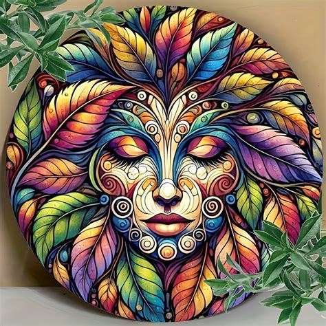 Temu｜매혹적인 자연의 포옹 8인치 라운드 알루미늄 벽 예술 거실 장식 및 발렌타인 데이 선물에 완벽함 2024 발렌타인 포옹 예술