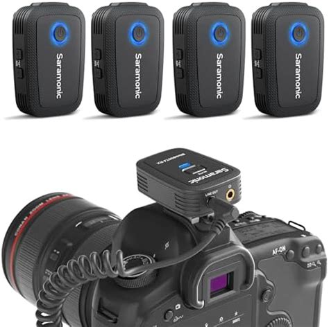 Comica Vimo Q Wireless Lavalier Microphone System With 4