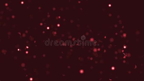 Dark Red Abstract Background With Spinning Glow Particles Creating A Dynamic Visual Atmosphere