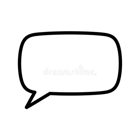 Vector Art Of Simple Speech Bubble Illustration Representing Communication And Conversation