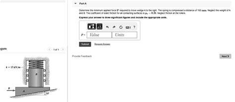 Solved Parta And B The Coefficient Of Static Friction For All