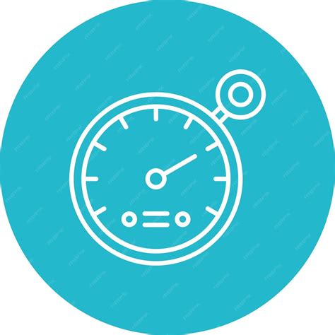 Premium Vector Tachometer Vector Illustration Style