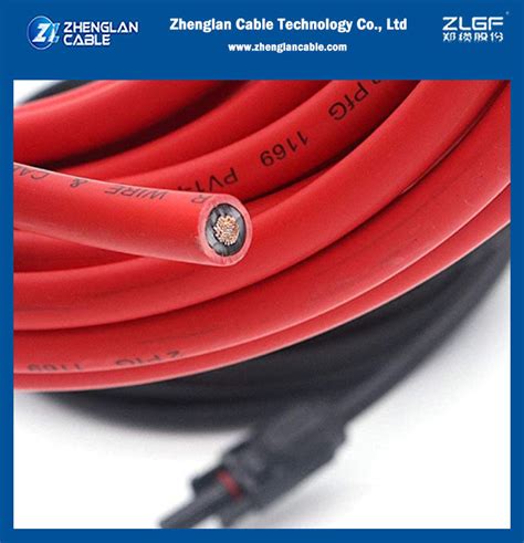 06 10 Kv Xlpoxlpe Insulation 4mm Solar Cable Pv Wire Adapted To Pv