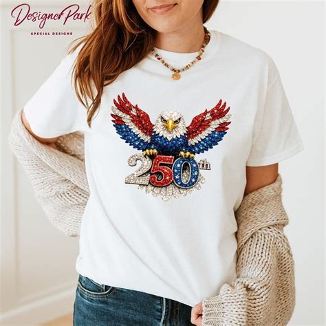 250th Birthday Usa Eagle Wings Shirt 250th Birthday Usa Years Tee