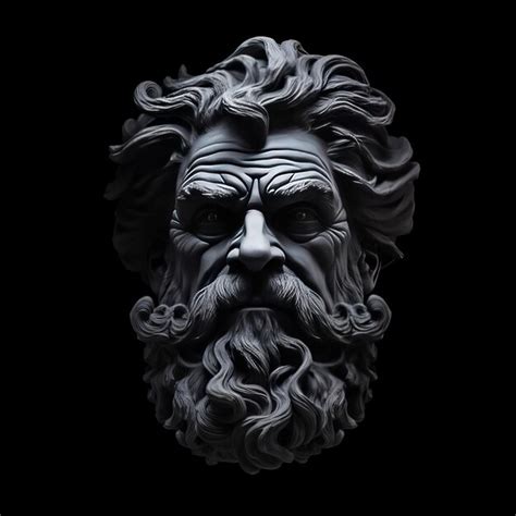 Premium Ai Image Unmasking Wisdom The Enigma Of Half Epictetus Face