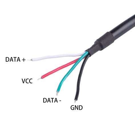 Usb To Rs485 직렬 컨버터 케이블 4 핀 와이어 엔드 커넥터 과제 데이터 Abgnd Ds Usb Rs485 Cable 컴퓨터 주변 장치