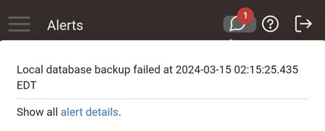Local Database Backup Failed Alert On 4 Hubs 🛎️ Get Help Hubitat