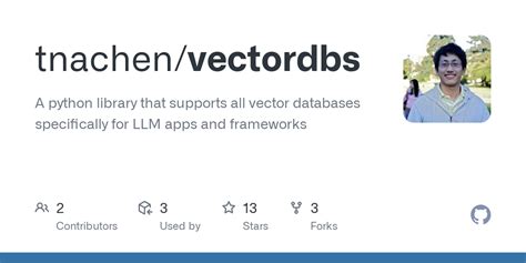 GitHub Tnachen Vectordbs A Python Library That Supports All Vector Databases Specifically For