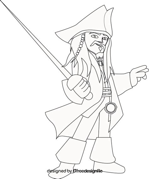 Jack Sparrow Drawings Outline How To Draw Captain Jack Sparrow In A