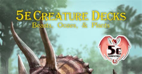 E Creature Decks Beasts Oozes Plants RPG Item RPGGeek