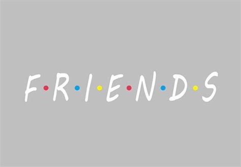 Friends Tv Logo Friends Tv Show Series Logo Wall Stickers Television