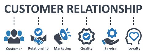 Customer Relationship Icon Vector Illustration Customer