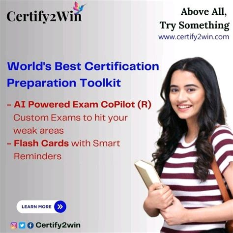 the best certification toolkit certify2win posted on