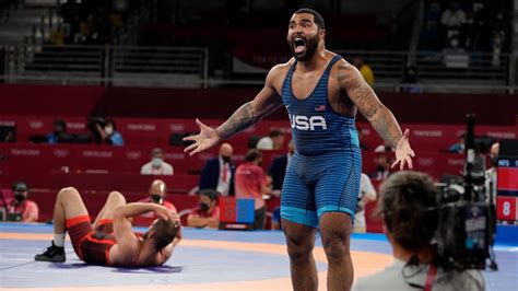 Gold Medal Wrestler Gable Steveson Returns Home