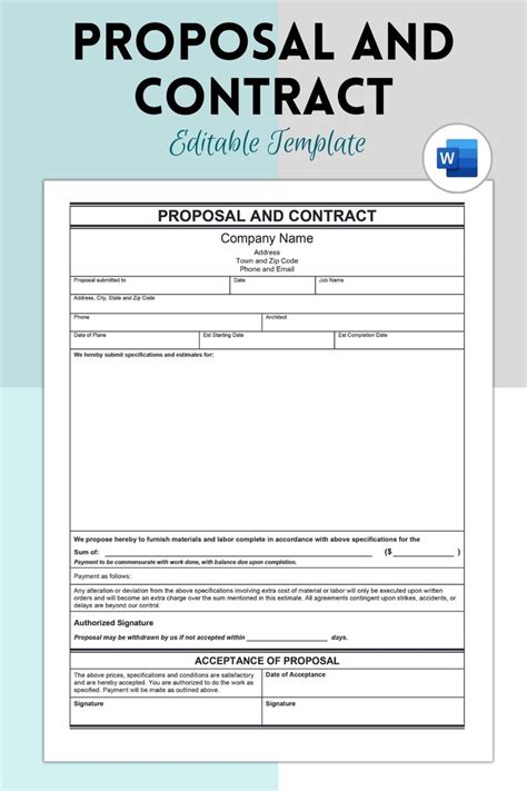 Proposal Contract Template Free Recruitment Proposal Template Better