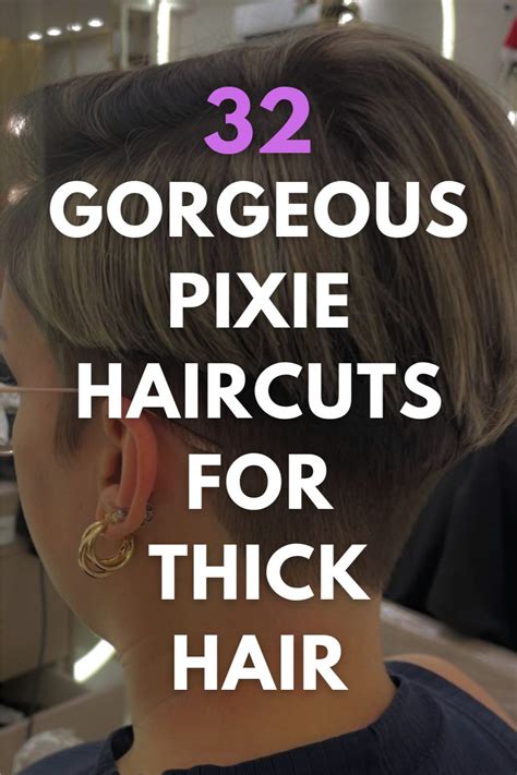 32 Gorgeous Pixie Haircuts For Thick Hair In 2025 Thick Hair Pixie