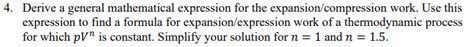 Solved 4 Derive A General Mathematical Expression For The