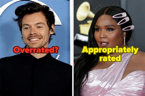 Are These Singers Overrated Underrated Or Appropriately Rated Web