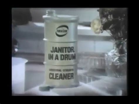 Janitor In A Drum Commercial 1971 Youtube