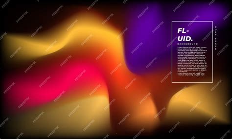 Premium Vector Colorful Fluid Gradient Mesh Background Template Copy Space For Poster Banner