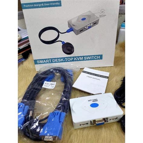 KVM Switch USB Ports Auto With Cables MT KL Shopee Philippines