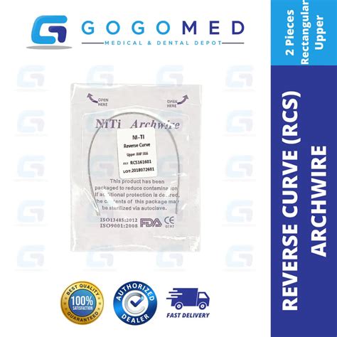 Niti Reverse Curve Rcs Archwire Rectangular Gogomed Supplies