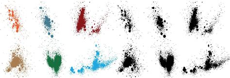 Ink Splatter Pattern Vector Art Icons And Graphics For Free Download