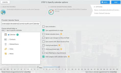 Syncing Shared Calendars CiraSync Enterprise Edition