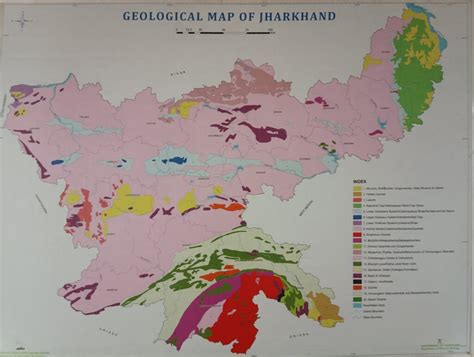 Geological Map Jharkhand Engineinside