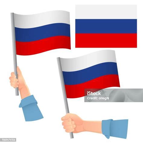 손에 러시아 플래그 애국 배경입니다 러시아 벡터 일러스트의 국기 국가 지리적 지역에 대한 스톡 벡터 아트 및 기타 이미지 국가 지리적 지역 기 러시아 Istock