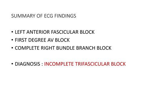 Trifascicular Block Ecg Presentation Pptx