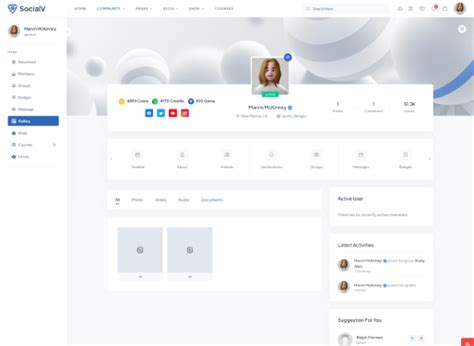 Buddypress Theme Like Facebook Social Network And Community Buddypress Theme Socialv