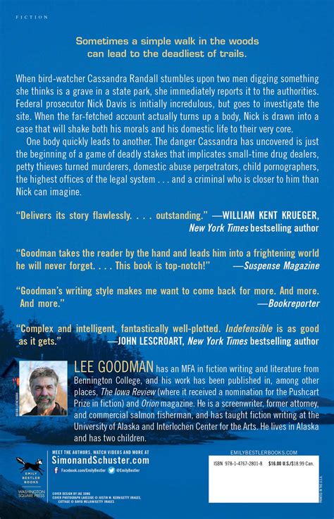 Indefensible Book By Lee Goodman Official Publisher Page Simon