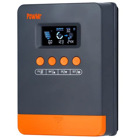 Powmr Mppt Charge Controller 35a 12v 24v Auto 35amp Solar Controller Mppt Max Pv