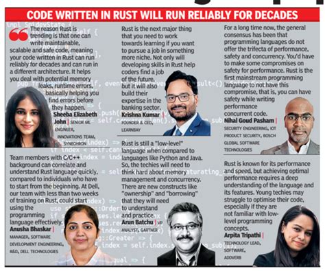 Why Programming Language Rust Is Becoming So Popular The Times Of India