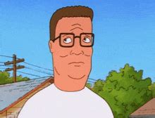 Hank Hill Wearing Headphones